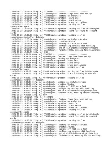 App Launch Log Pdf System Software Software
