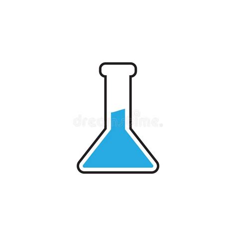 Lab Flask Icon Design Template Vector Isolated Stock Vector Illustration Of Liquid