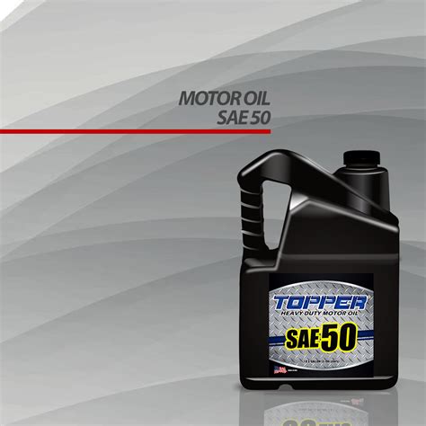 Topper® Heavy Duty Motor Oil Sae 50 Sunshine