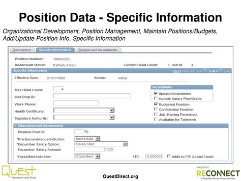Ppt Drive Your Organization Through Positions Using Peoplesoft Hcm