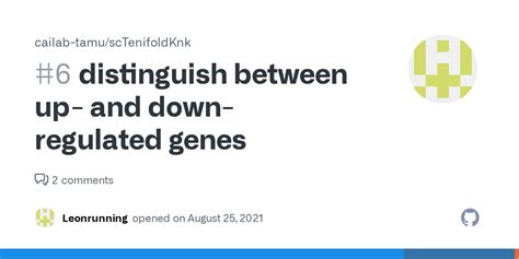 Distinguish Between Up And Down Regulated Genes · Issue 6 · Cailab
