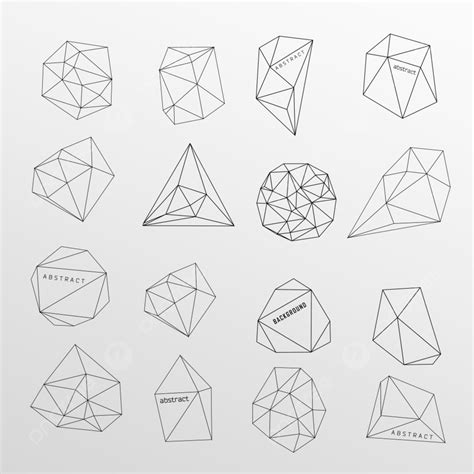 Abstract Polygon Pattern Vector Hd Images Abstract Modern Background