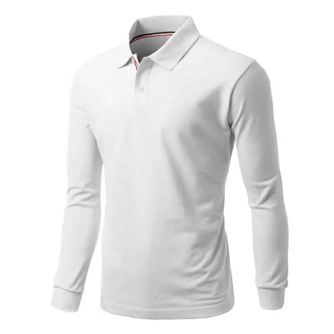 Polos Manga Larga Cuello Camisero ️© Polos Publicitarios