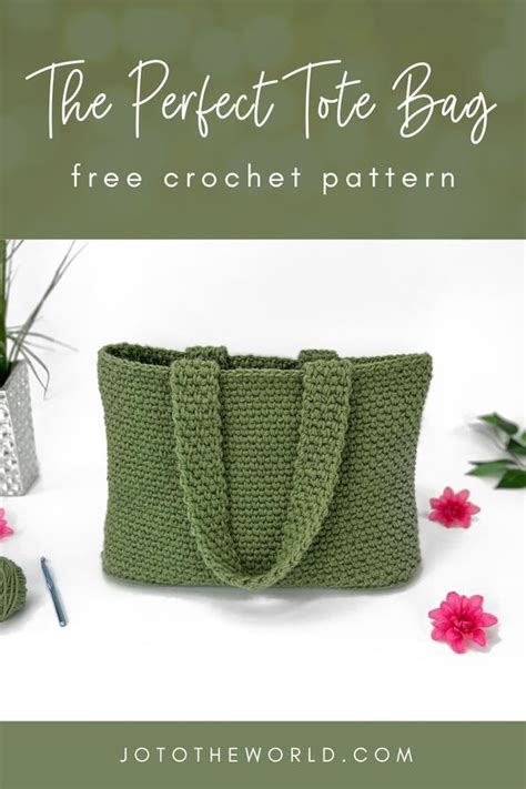 Easy Tote Bag Free Crochet Pattern Jo To The World Creations