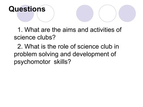 Science Club In Schools Pptx