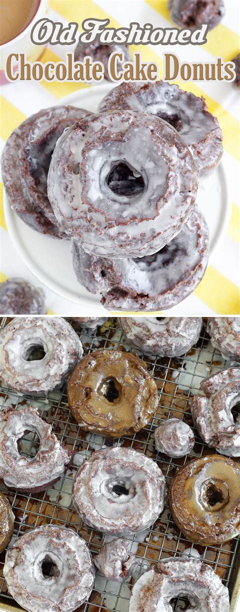 Old Fashioned Chocolate Cake Donuts