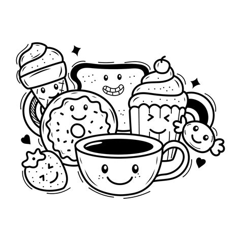 Doodle Characters Cute