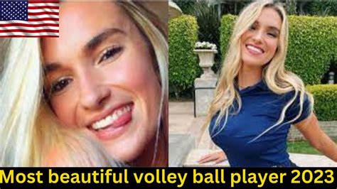 Most Beautiful Volleyball Player 2023 Kayla Simmonsvolleyball Youtube
