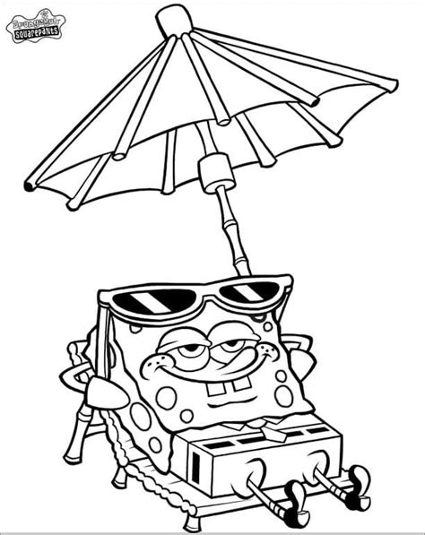 Bob Esponja Para Colorir Spongebob Coloring Cartoon Coloring Pages My