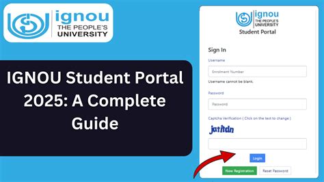 Ignou Student Portal 2025 A Complete Guide