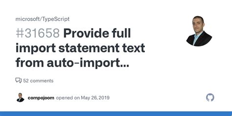 Provide Full Import Statement Text From Auto Import Suggestions · Issue
