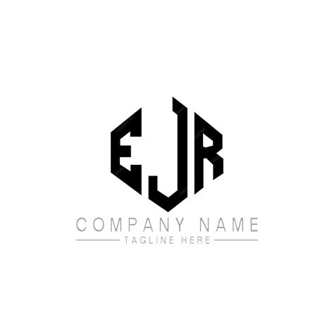 Premium Vector Ejr Letter Logo Design With Polygon Shape Ejr Polygon And Cube Shape Logo