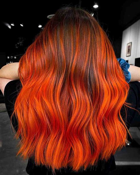 Orange Hair Color Chart