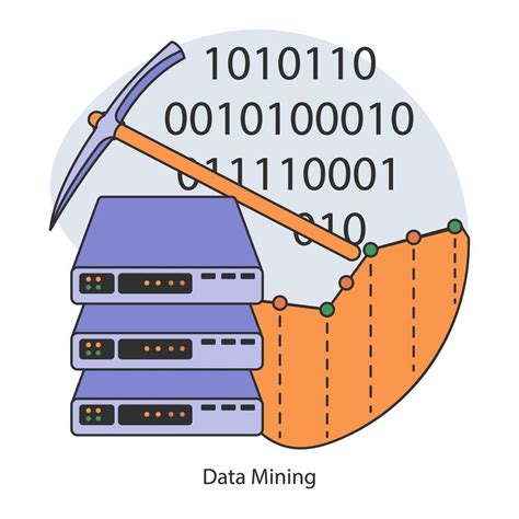 Data Mining An Expert Analyzing Servers For Valuable 41172698 Vector Art At Vecteezy