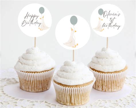 Printable Silly Goose Cupcake Toppers Silly Goose Birthday Editable