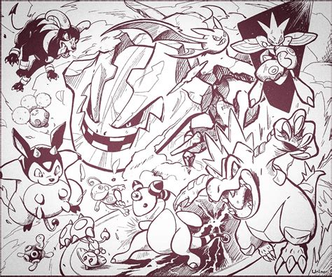 Uninori Ampharos Crobat Feraligatr Hitmontop Houndoom Jumpluff Miltank Politoed Scizor