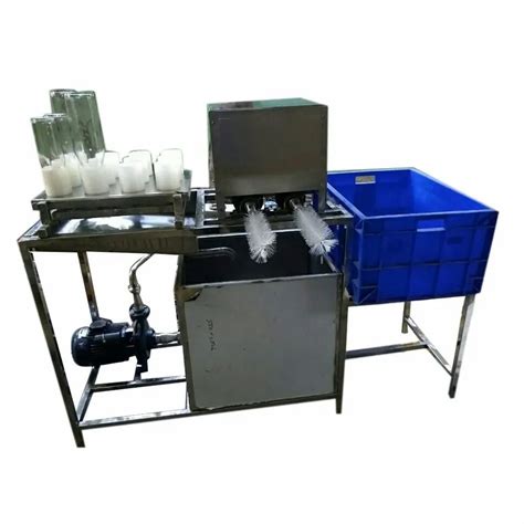 Semi Automatic Glass Bottle Washing Machine At ₹ 55000 In Chennai Id