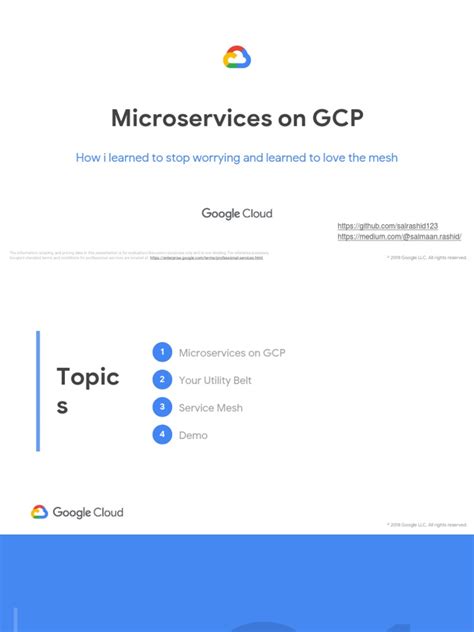 microservices on gcp how i learned to stop worrying and learned to