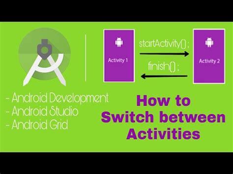 How to Switch between Activities - Android Studio - YouTube