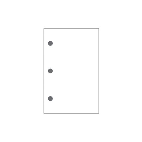 3 Hole Punch For Half Sheet Template