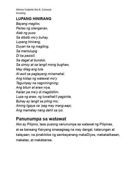 Scouting Opening Routine Pdf