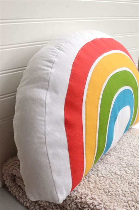 Rainbow Pillow Free Sewing Pattern And Tutorial