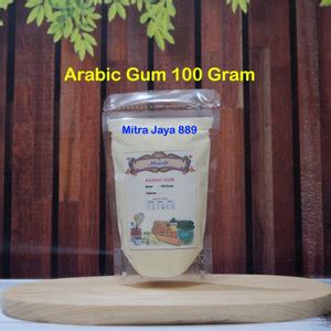 Jual Promo Arabic Gum Powder Gom Arab Gum Arab Acacia Gum Powder 100