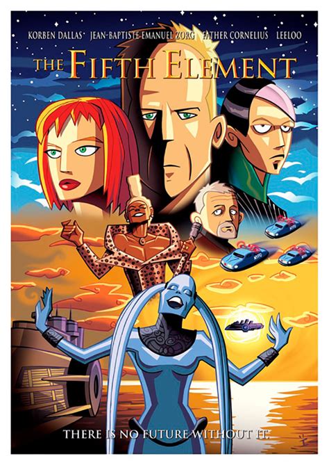 Alternative Movie Poster For The Fifth Element By Inkjava