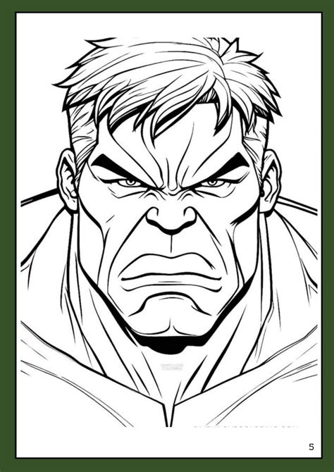 Incredible Hulk Face Coloring Page Hulkbuster Coloring Pages To Print
