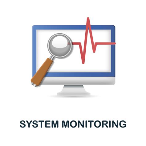 System Monitoring icon. 3d illustration from data science collection. Creative System Monitoring ...