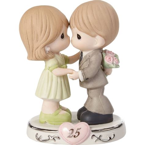 Precious Moments Through The Years 25th Anniversary Bisque Porcelain