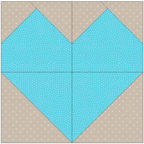 Steph Jacobson Designs Scrappy 4 Patch Heart Quilt Block {a Tutorial}