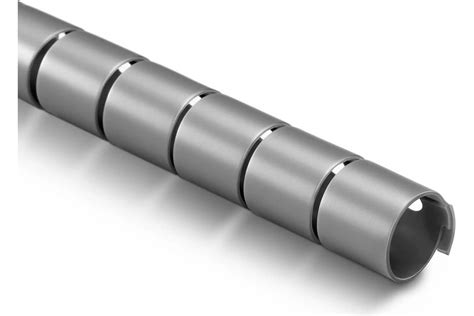Кабельный органайзер BURO BHP CG22S Spiral Hose 20x2000mm, Silver ...