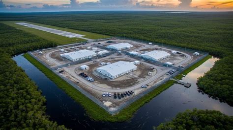 “alligator Alcatraz” Detention Center Opens In Florida Everglades ━ The