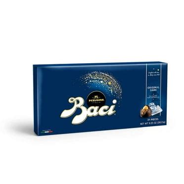 Perugina Baci Classic Dark Chocolate Hazelnut 21 Pc Truffle Box Candy