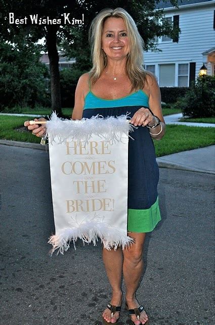 Ewe Hooo Here Comes The Bride — Reusable Banner Wedding Planning Inspiration Here Comes