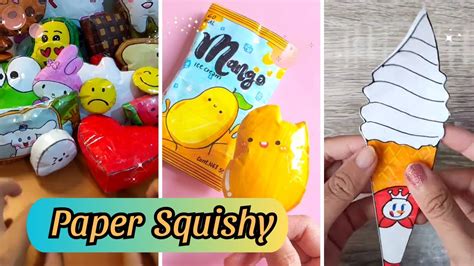 Ice Cream Paper Squishy Diy 🌈 How To Make Paper Squishy Storytime