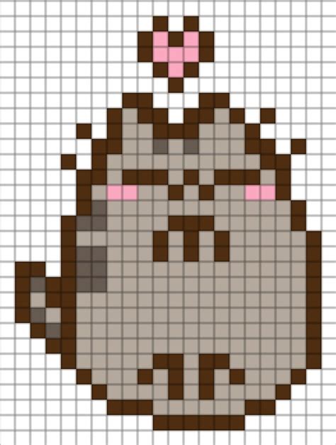 Pusheen Pixel Art