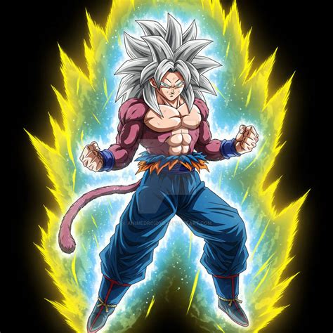 Ultra Instinct Ssj 4 Goku By Animedroidxd On Deviantart