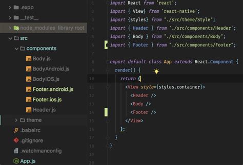 react native — platform specific code by nedim bećirović maestral