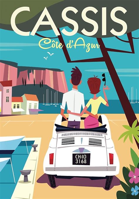 Affiche Cassis Par Gary Godel Redbubble Carteles De Viajes