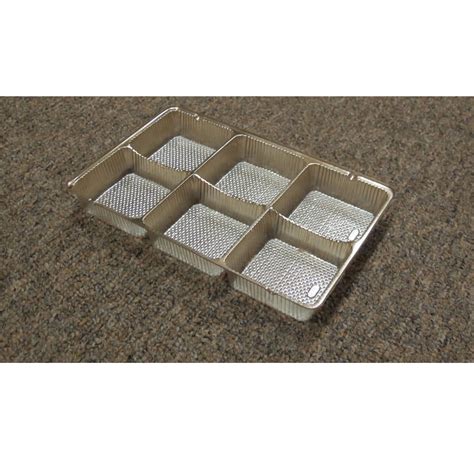 6 Cavity Gold Insert For Candy Box