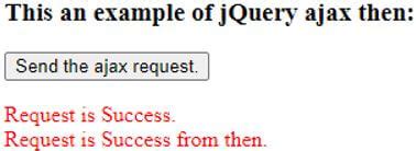 JQuery Ajax Then Working Of JqXHR Then Function With Examples