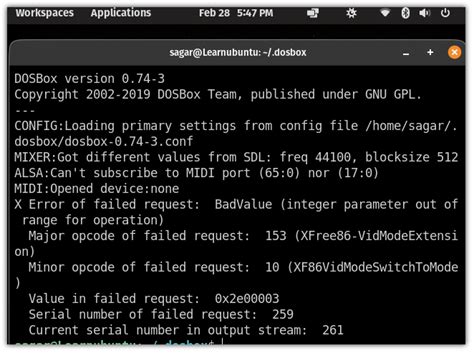 Install DOSBox In Ubuntu To Play Retro Games