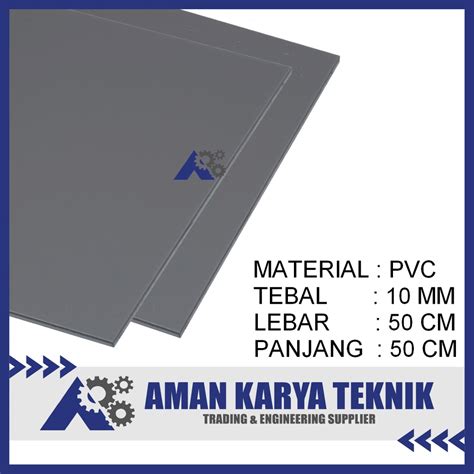 Jual Polyvinyl Chloride Pvc Lembaran Pvc Sheet 10 Mm X 50 Cm X 50