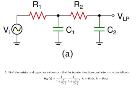 Transfer Function Capacitor Resistor Parallel