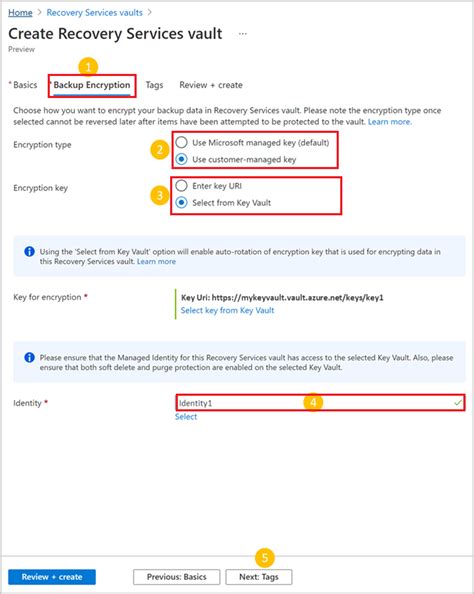 고객 관리형 키를 사용하여 백업 데이터 암호화 Azure Backup Microsoft Learn