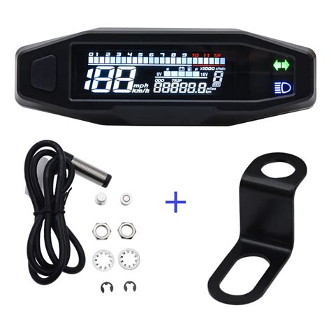 Universal Motorcycle Lcd Speedometer Digital Odeme Vicedeal
