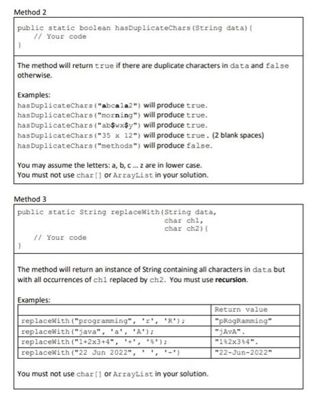 Solved Question Write A Java Program Containing The Static Chegg Com