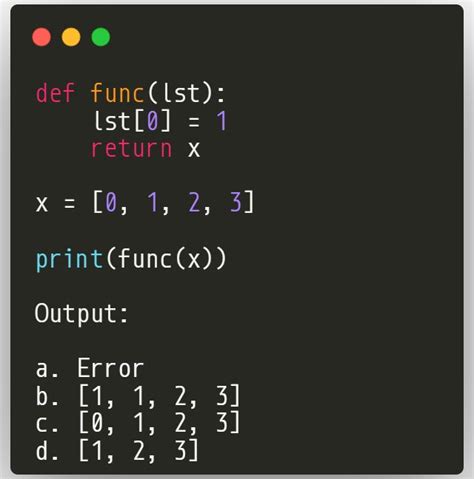 Benjamin Bennett Alexander On Linkedin Python Question Lets Test Your Understanding Of Python